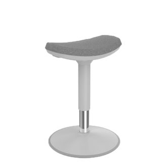 Generic Sattelhockerstuhl, EIN ergonomischer Sattelhocker, schaukel- und h&ouml;henverstellbar, geeignet for den Heim- und B&uuml;rogebrauch(Gray,51-66cm)