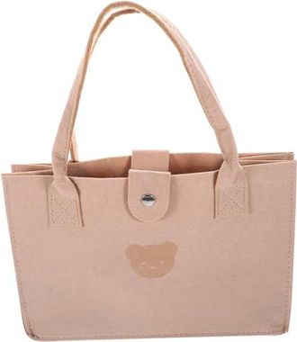 Frcolor Sac Fourre-tout Petit Ours Multifonction pour &Eacute;cole et Bureau Grand Compartiment R&eacute;sistant et Pratique pour Shopping Plage Voyage Quotidien Couleur Al