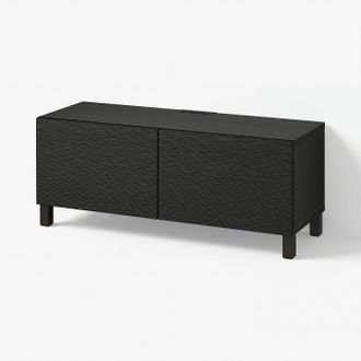 IKEA BEST&Aring; TV-Bank mit T&uuml;ren