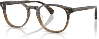 Oliver Peoples unisex, Accessoires, Brun, Taille: 49 MM Finley Esq. Eyeglasses