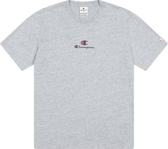 Champion Herren Legacy-Graphic with Backprint T-Shirt, Grau (Em021), XL