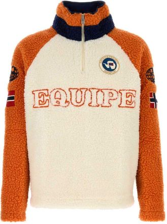 Napapijri sweat Equipe en polaire - Tons neutres
