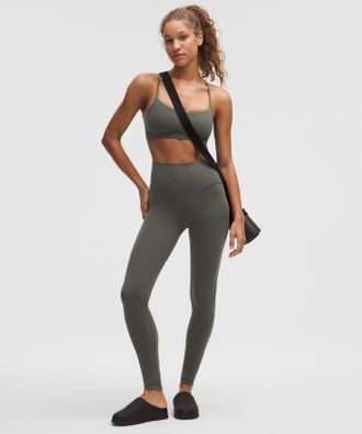 lululemon Align Leggings mit hohem Bund f&uuml;r Frauen - 71 cm - Gr&ouml;&szlig;e 8 in Palm Deco