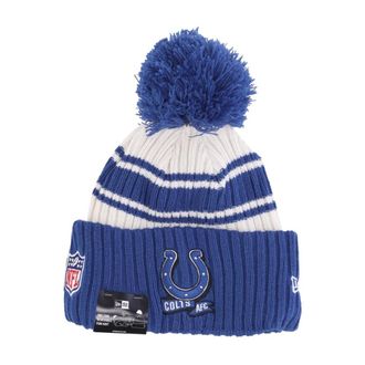 New Era Colts Pom Pom Beanie Hat - - Accessories - Herren - Blau - ONE SIZE