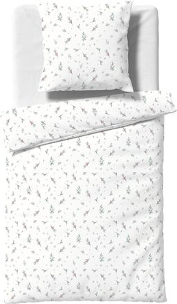 Fleuresse Fleuresse Bettwäsche Feinbiber wollweiß Größe 1x 135x200 cm + 1x 80x80 cm