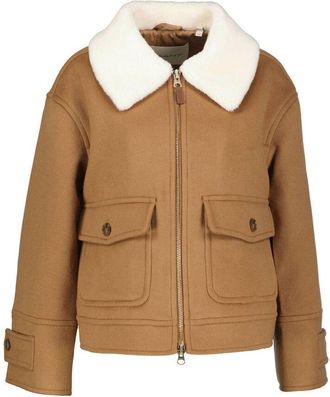 GANT Damen Fliegerjacke mit Wolle