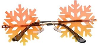 Frcolor de Soleil sans Monture Orange pour Fête Accessoires Photo Décoration Festive Originale