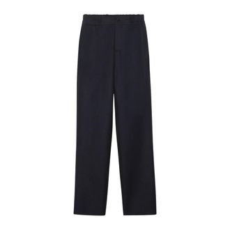 Lanvin Elastische Bundfaltenhose mit geradem Bein - - Trousers - Herren - Blau - M