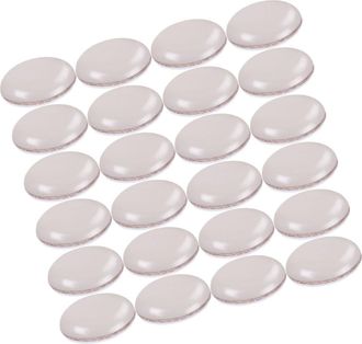 SOLUSTRE 24 St&uuml;ck Selbstklebende Runde M&ouml;belgleiter 1 Zoll rutschfeste Stuhlbeinpolster aus Kratzfestem Material Bodenschutz f&uuml;r Hartholzb&ouml;den Einfach zu Befes