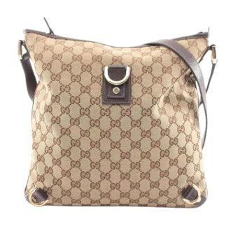 Gucci Sac bandouli&egrave;re en toile Pre-owned - Femme - Pre-owned - Beige - Taille: ONE Size