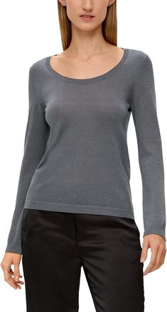 s.Oliver Black Label Pullover mit Glitzergarn