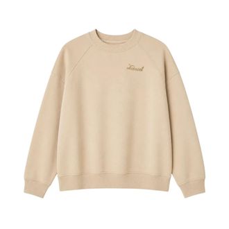 Twinset SweaT-shirt avec logo - Femme - Sweatshirts et sweats &agrave; capuche - Beige - Taille: 40 FR