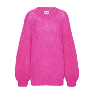 Americandreams Pepper Rundhals-Pullover - - Knitwear - Damen - Rosa - ONE SIZE