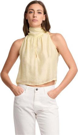 Kocca Femme, Tops, Jaune, Taille: 42 FR Halter Neck Top
