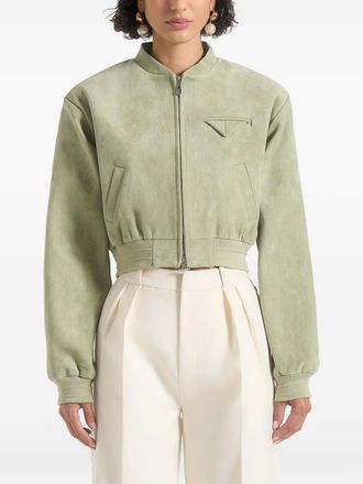 Manière De Voir veste bomber Monique à épaules structurées - Vert