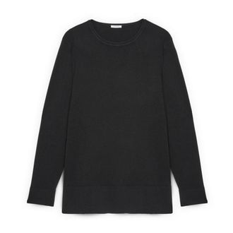 Fiorella Rubino Damen, Sweatshirts & Hoodies, Schwarzk, LGr&ouml;&szlig;e