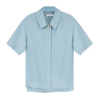 Joseph Volu Leichte Leinenmischung Hemd - - Blouses & Shirts - Damen - Blau - XS