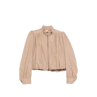 Chlo&eacute; Zipped Bomber Jacket