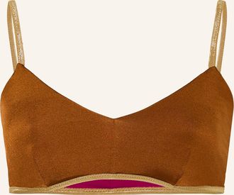 Mymarini Mymarini Bralette-Bikini-Top Classic Shine Zum Wenden pink