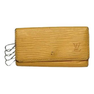 Louis Vuitton Pre-owned Leder Schl&uuml;sselanh&auml;nger - - Pre-owned - Damen - Gelb - ONE SIZE