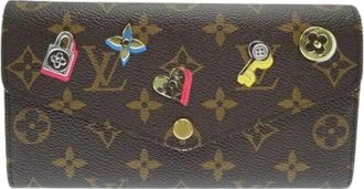 Louis Vuitton Portefeuille long (tri-pli) Pre-owned - Femme - Pre-owned - Brun - Taille: ONE Size