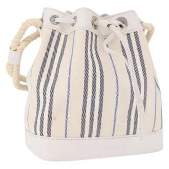 Burberry Sac seau Pre-owned en toile - Femme - Pre-owned - Beige - Taille: ONE Size