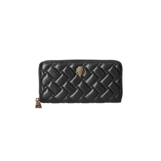 Kurt Geiger Femme, Accessoires, Noir, Taille: ONE Size K Zip Around Wallet Eagle