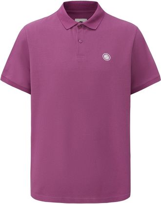 Pretty Green Poloshirt f&uuml;r Herren, Baumwolle (Violett)