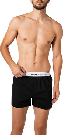 Polo Ralph Lauren Herren Boxershorts schwarz Baumwolle gemustert