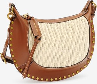 Isabel Marant Sac Oskan Moon - Femme - Naturel Et Cognac - Isabel Marant