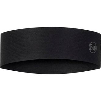 Buff Herren COOLNET UV+ SLIM Stirnband R-SOLID BLACK