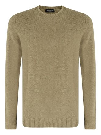 Roberto Collina pull col rond torsades Ami de Coeur - Vert