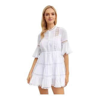 Charo Ruiz Ibiza Damen, Kleider, Wei&szlig;, LGr&ouml;&szlig;e