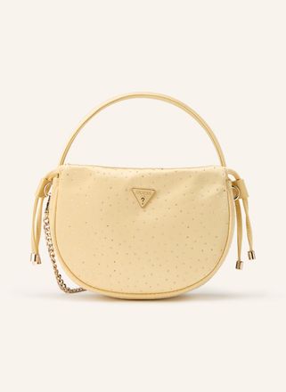 Guess Umh&auml;ngetasche Elsie Mit Schmucksteinen gelb