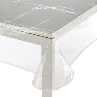 Soleil d'Ocre Nappe Quadrat transparent 180x180 KRISTALL, PVC, 180x180 cm