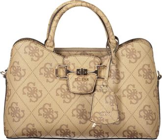 Guess Femme, Sacs, Beige, Taille: ONE Size Janie Logo Bag