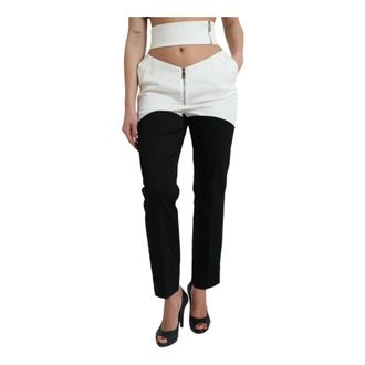Dolce & Gabbana Slim-fit Hosen - - Trousers - Damen - Schwarzk - S
