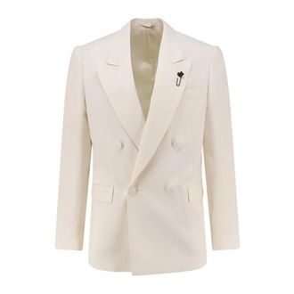 Lardini Homme, Costumes, Blanc, Taille: XL Blazer Double-Breasted