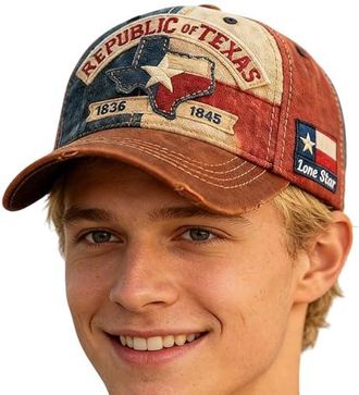 Generico Casquette de baseball pour homme, casquette comm&eacute;morative vintage et us&eacute;e, avec ajustement - pour voyages, vacances, &eacute;v&eacute;nements, f&ecirc;tes, r&eacute;unions, rand