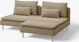 IKEA S&Ouml;DERHAMN 2er-Sofa mit R&eacute;camiere
