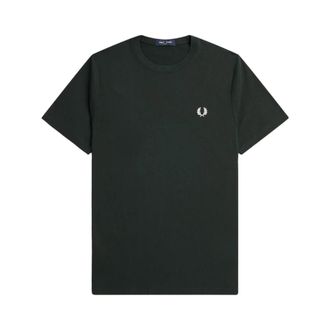 Fred Perry Klassisches T-Shirt - - Tops - Herren - Gr&uuml;n - M