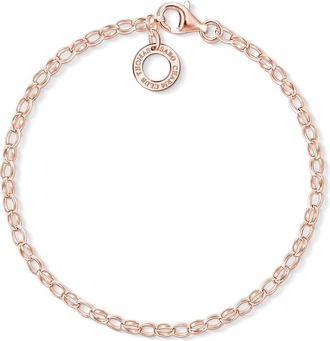 Thomas Sabo Thomas Sabo Damen Charm-Armband Classic Roségold Charm Club 925 Sterling Silber X0243-415-40
