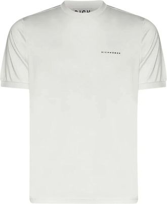 John Richmond Homme, Tops, Blanc, Taille: XS T-shirt Respir