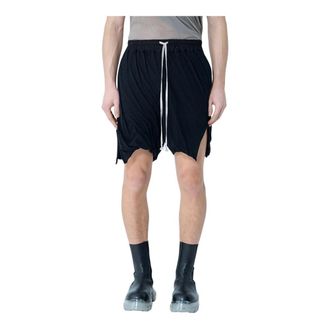 Rick Owens Gedraperter Baumwoll-Boxershorts - - Shorts - Herren - Schwarzk - 2XL