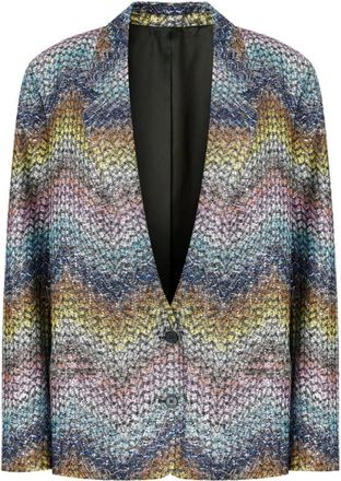 Missoni Femme, Vestes, Multicolore, Taille: 36 FR Blazer