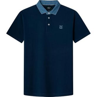 Hackett Hackett Heritage Contrast Short Sleeve Polo M
