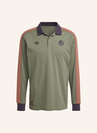 adidas Originals Adidas Originals Fc Bayern M&uuml;nchen Terrace Icons Lang&auml;rmeliges Poloshirt gruen