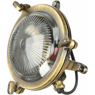 Licht-Erlebnisse Licht-erlebnisse - Lumière extérieure murale en laiton verre G9 IP44 applique murale maison jardin