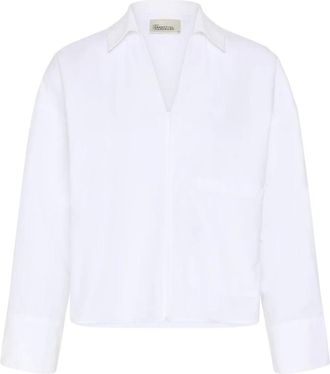 MY ESSENTIAL WARDROBE Femme, Blouses et Chemises, Blanc, Taille: 42 FR Mwsunna 2.0 Chemisier Boutonn&eacute;