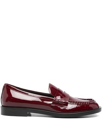 Roberto Festa Milano mocassins en cuir verni - Rouge